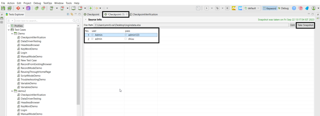 Mastering Katalon Studio: Checkpoints and Visual Checkpoints / Blogs / Perficient