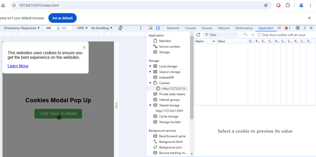Implementing a Cookie Banner with JavaScript / Blogs / Perficient