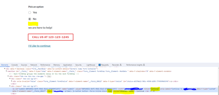 Custom form element to Optimizely CMS that supports dependencies