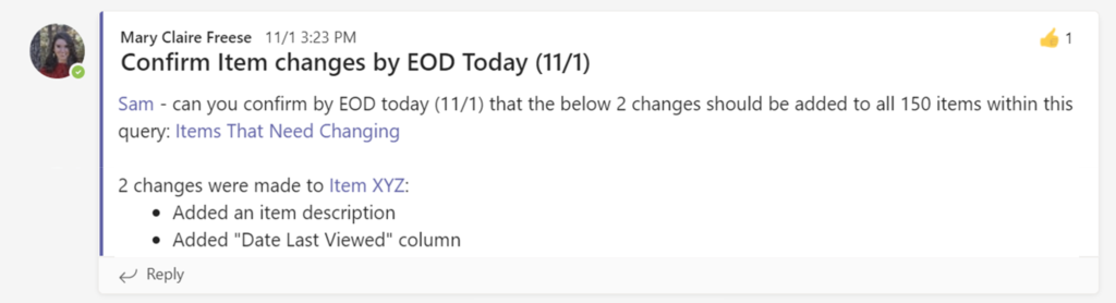 Using Microsoft Teams: Write Effective Teams Posts / Blogs / Perficient