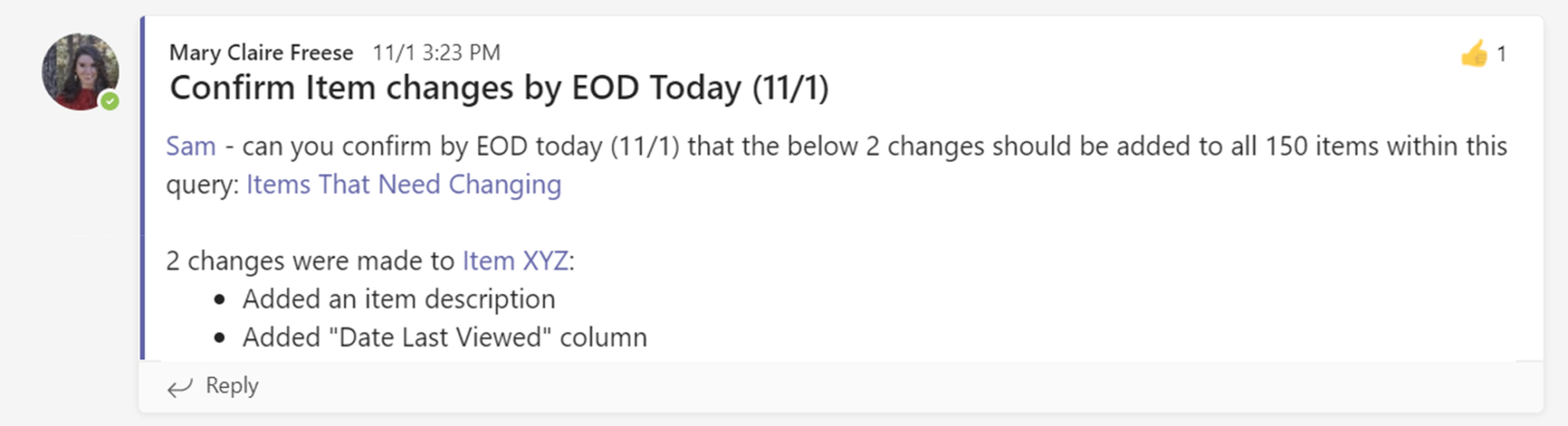 Using Microsoft Teams: Write Effective Teams Posts / Blogs / Perficient