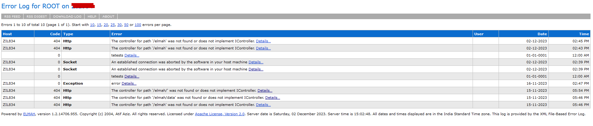 Streamline Your ASP.NET Logging with ELMAH without a Database / Blogs / Perficient