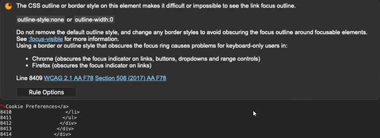 Fixing Focus Visibility Issues for ADA Compliance and Discovering ...