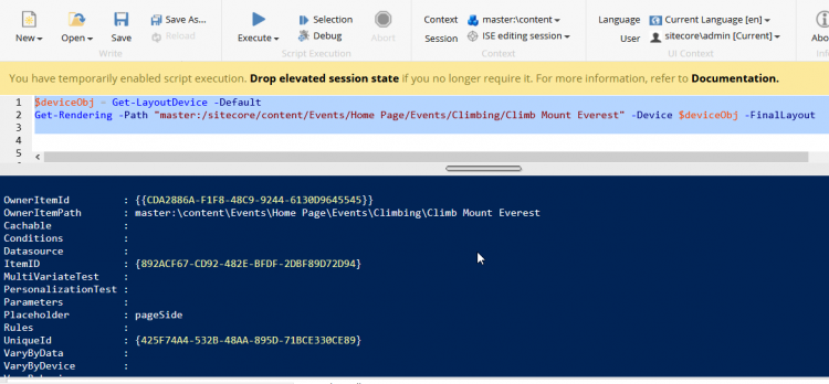 Sitecore Powershell 5: Working with Renderings / Blogs / Perficient
