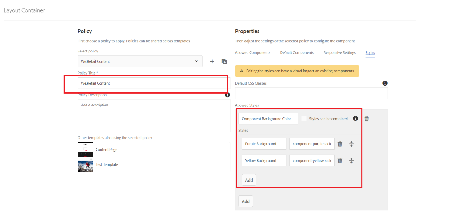 Utilizing the AEM Style System for Enhanced Component Styling / Blogs / Perficient
