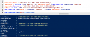 Sitecore Powershell 5: Working with Renderings / Blogs / Perficient