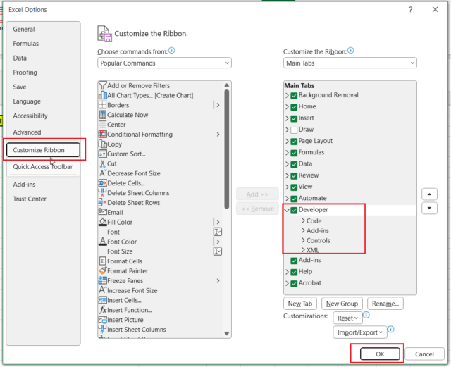 A Complete Guide to Activating the Developer Tab and First Macro.
