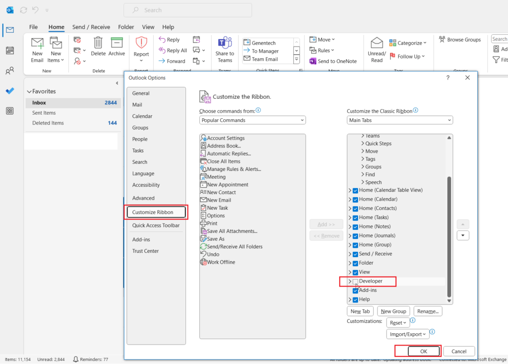 VBA to Automate Outlook with custom forms and generate reports.