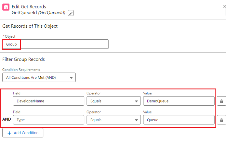 Salesforce Queue - How to Assign record to Queue with Flows?