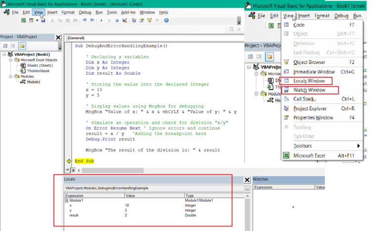 Effective Debugging and Error Handling in VBA for Excel Macros