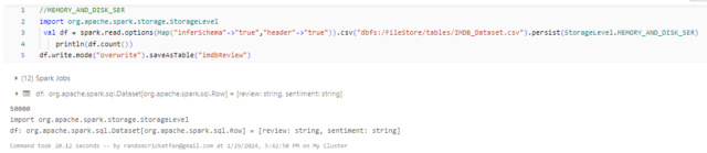 Spark: Persistence Storage Levels / Blogs / Perficient