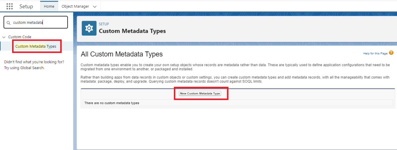 Custom Metadata Types in Salesforce / Blogs / Perficient