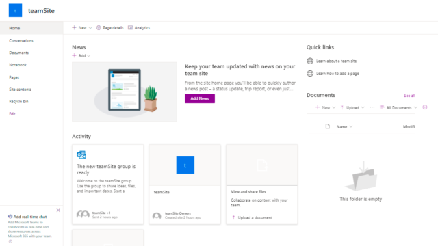 The Difference between a SharePoint Modern Team Site and a ...