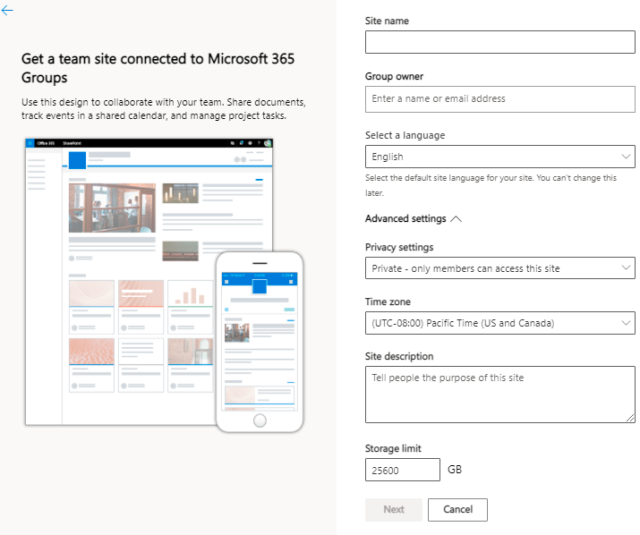 The Difference between a SharePoint Modern Team Site and a ...