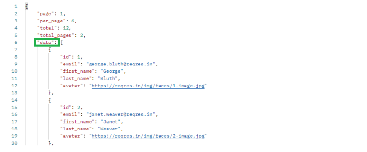 Converting a Uniform Arrayed JSON Response to CSV Format in Postman ...
