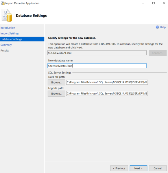 Sitecore database upgrade preparation / Blogs / Perficient