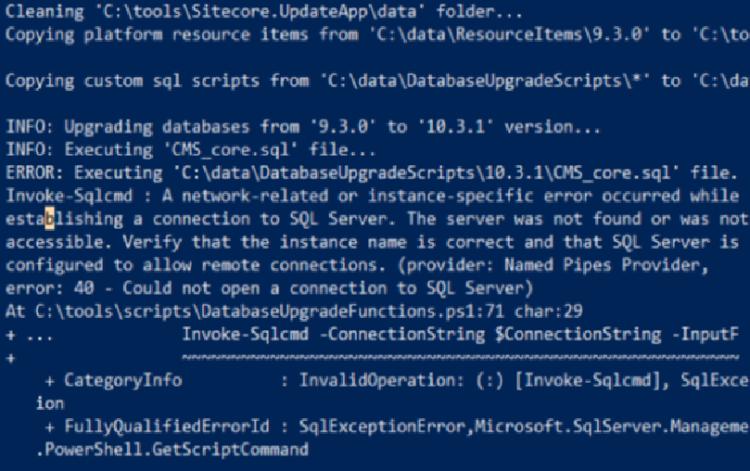 Sitecore database upgrade steps / Blogs / Perficient