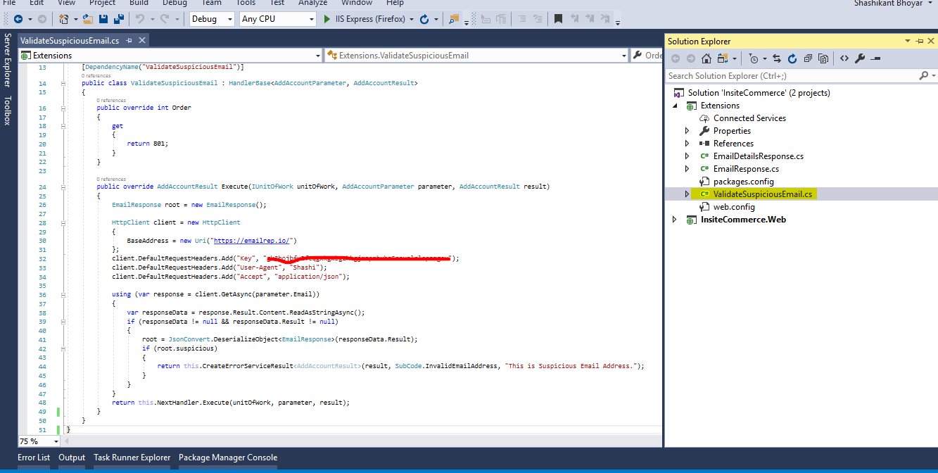 Check for Suspicious Email Registration Through Episerver Commerce ...