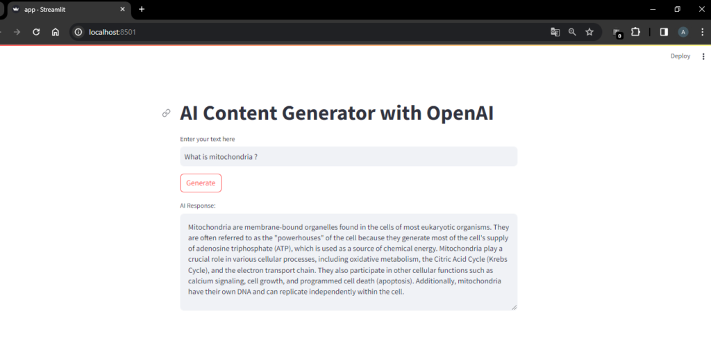 Guide: Creating an AI-powered web app openai / Blogs / Perficient/