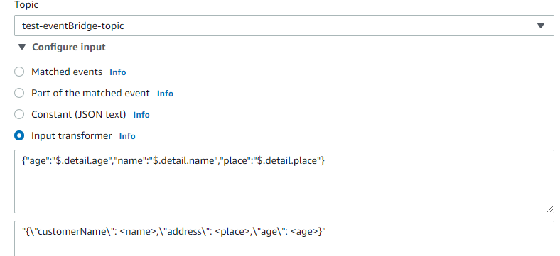 Sending and Receiving an event through EventBridge with Multiple ...