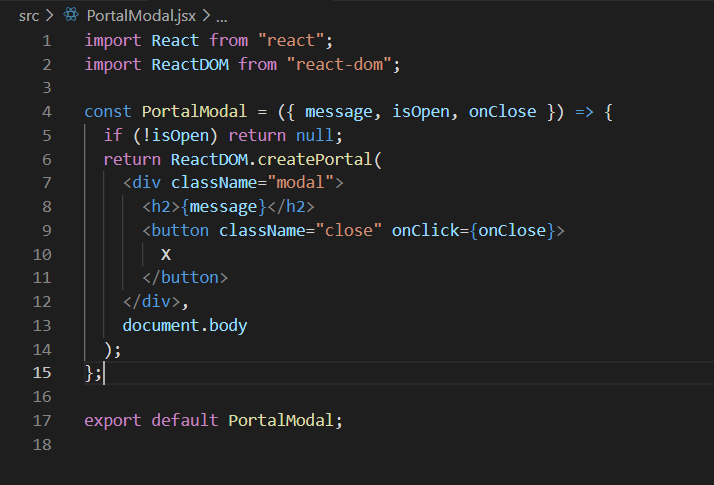 Understanding React Portals and Their Importance / Blogs / Perficient Understanding React Portals and Their Importance / Blogs / Perficient